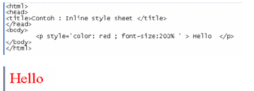 Cascading Style Sheet Pengenalan Css