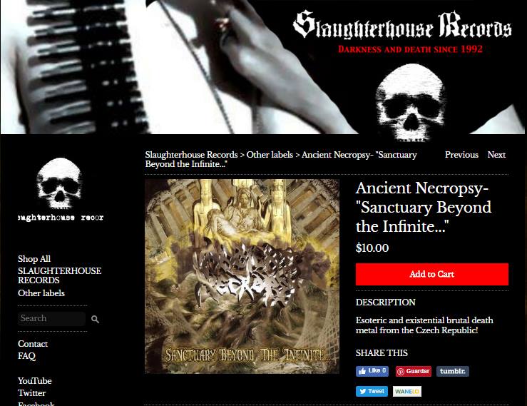 Ancient Necropsy Official Website
