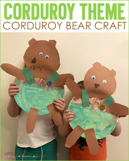 Corduroy Teddy Bear Template