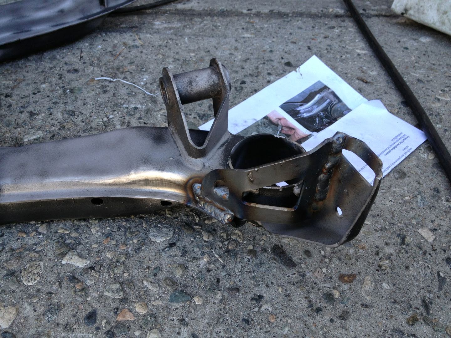M3 PINK: Rear Suspension Overhaul Part III: Welding Rear Trailing Arm ...