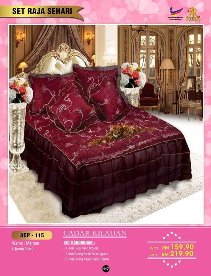 Cadar Cotton Berkualiti Dan Murah: Cadar Kahwin Budget : RM159.90