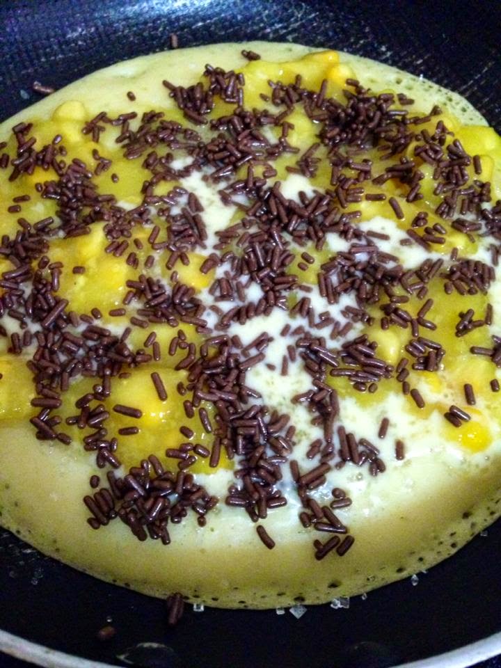 Apam Balik Inti Jagung & Coklat