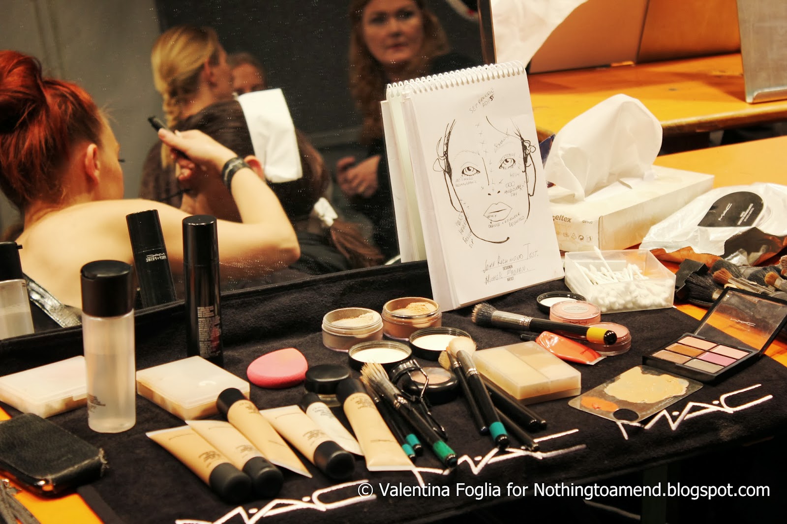 Nothing To Amend: Sfilata SS2014 John Richmond: il backstage con TIGI