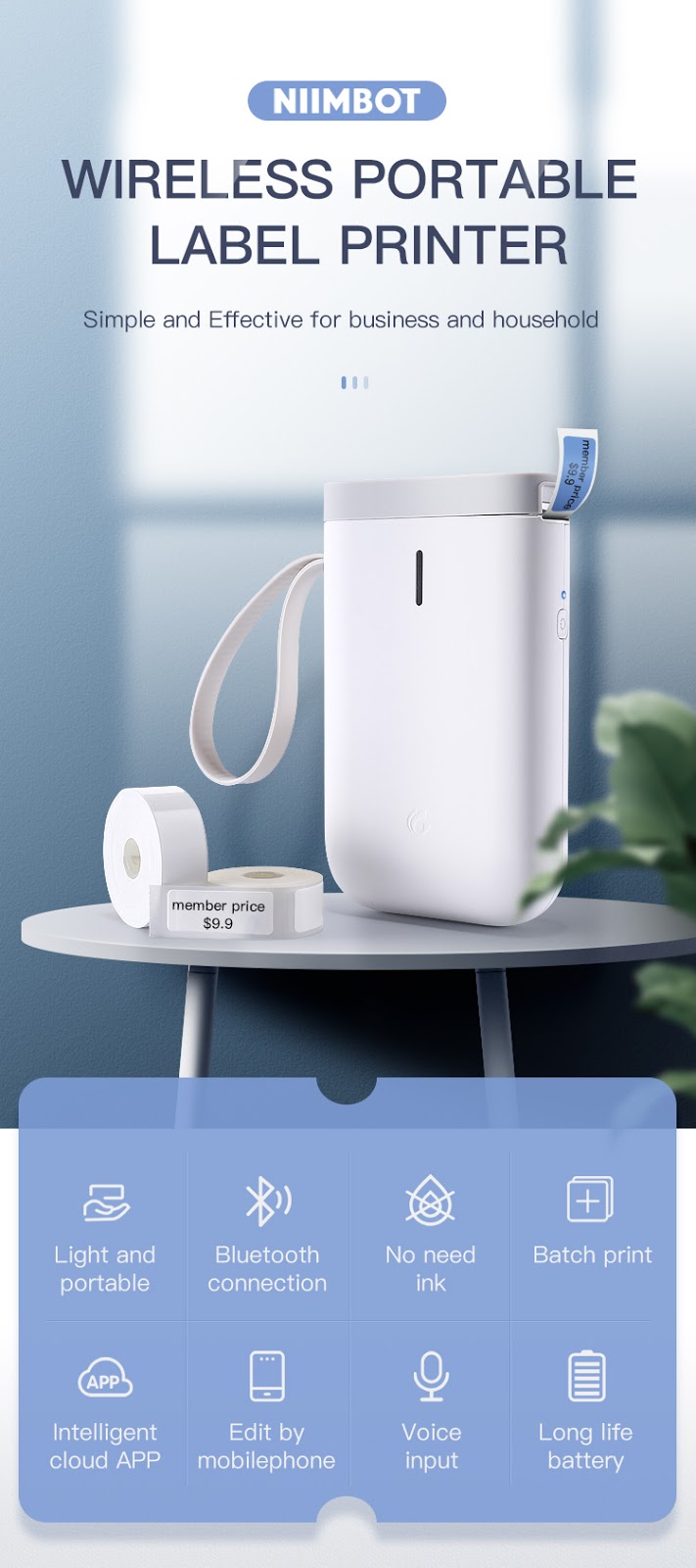 Niimbot Portable Bluetooth Printer | At Home with John Newman