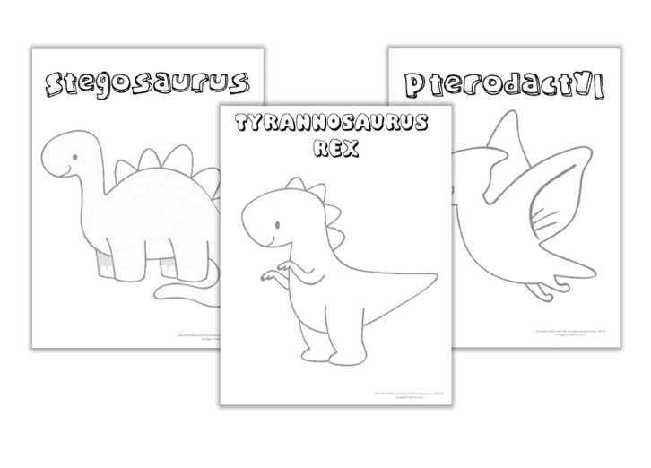 Dinosaur Coloring Pages With Names ~ Coloring Pages