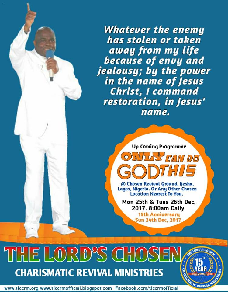 THE CHOSEN DAILY DEVOTIONAL…THEME: DIVINE ULTIMATUM FOR YOUR ...