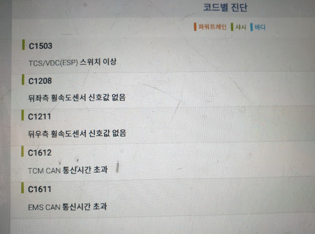 김명환의자동차이야기: C1611 , C1612 , C1211