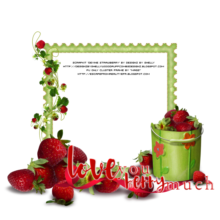 Escape From Reality Blog: Cluster Frames "Devine Strawberry" DBS - PU Only