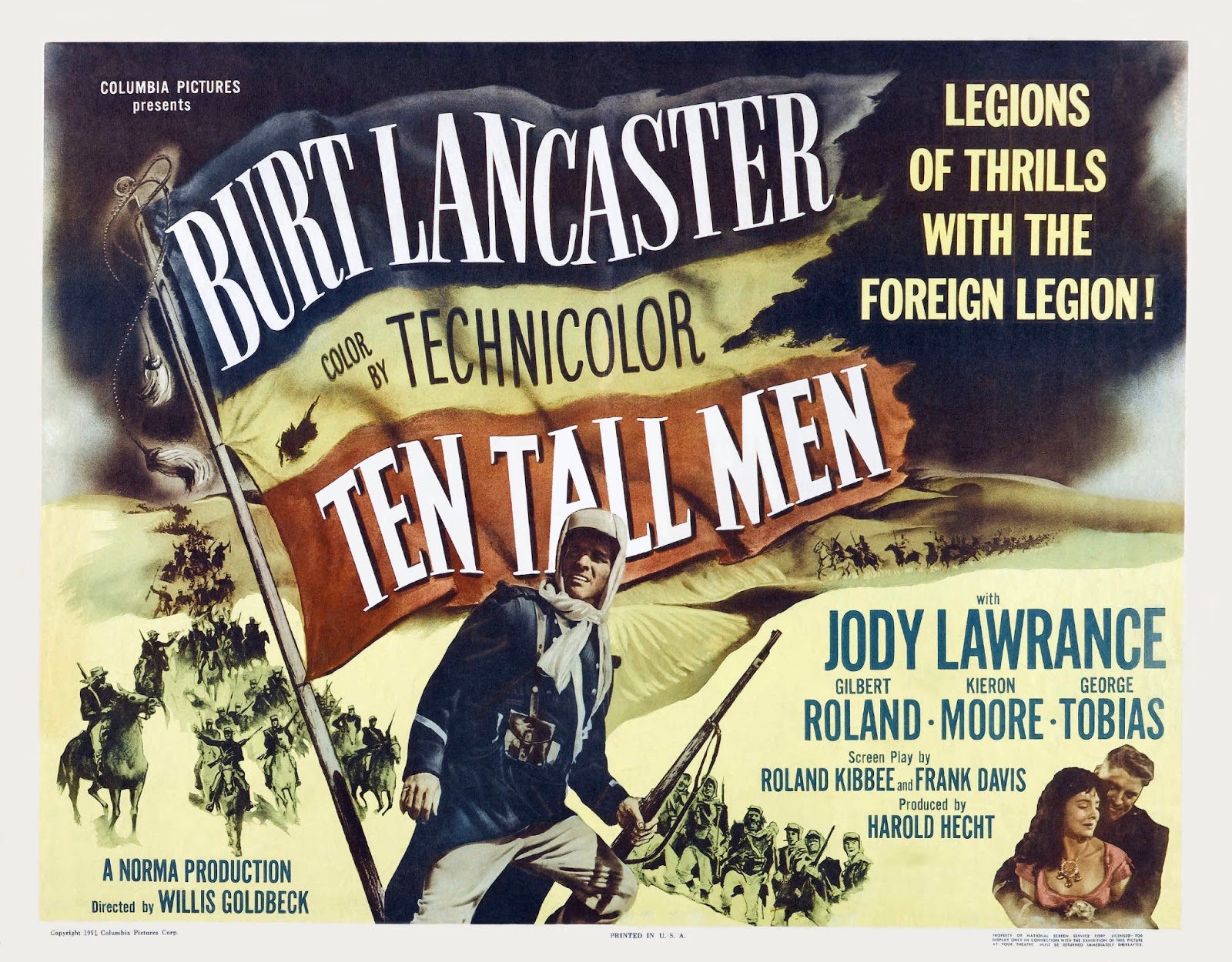 TEN TALL MEN (1951)