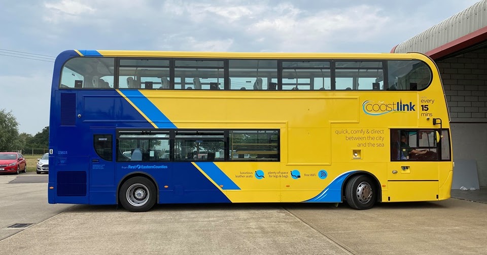 East Norfolk (and East Suffolk!) Bus Blog: New First Coastlink Livery ...