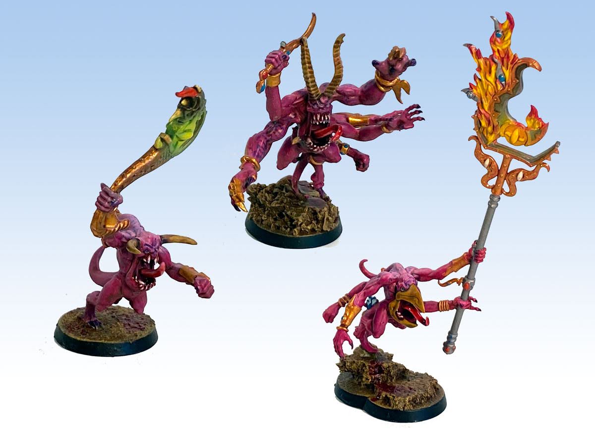 [army showcase] 40k - Chaos Demons of Tzeench