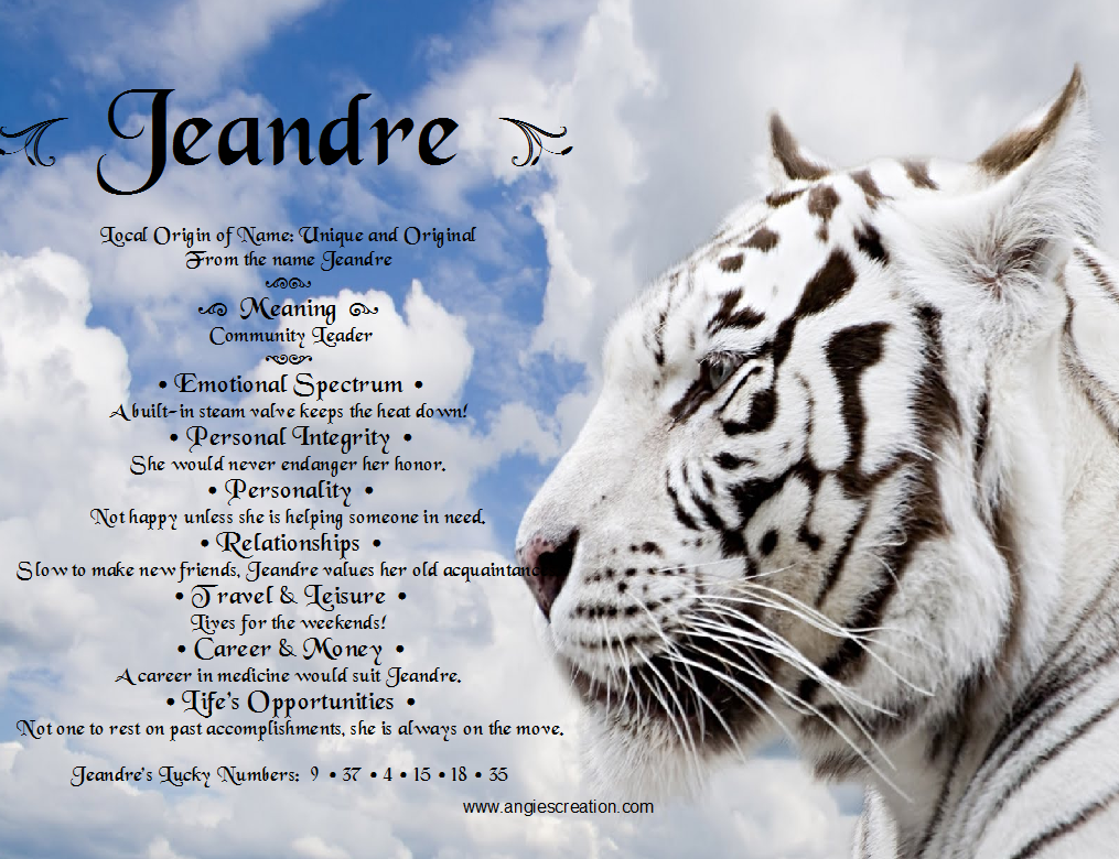 Jeandre | Unique Names