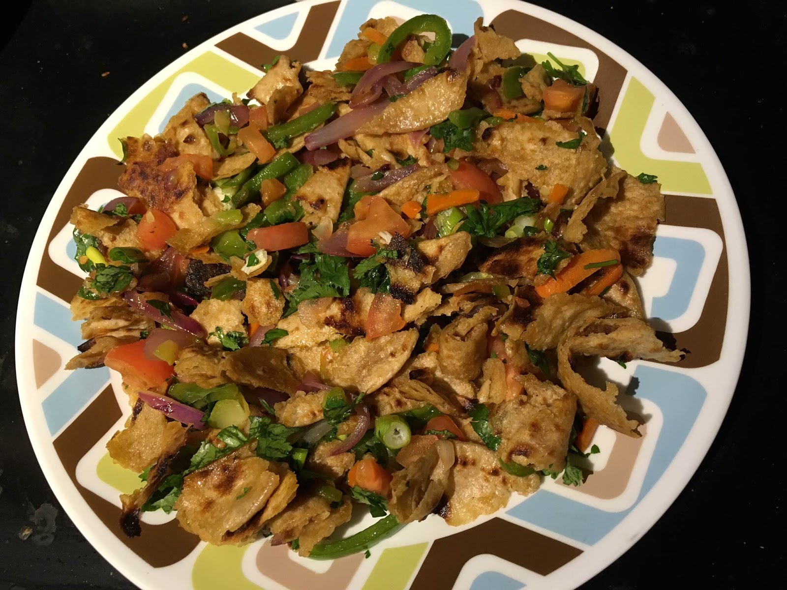 Yummy food in Tummy: Indo-chinese Fried Chapati