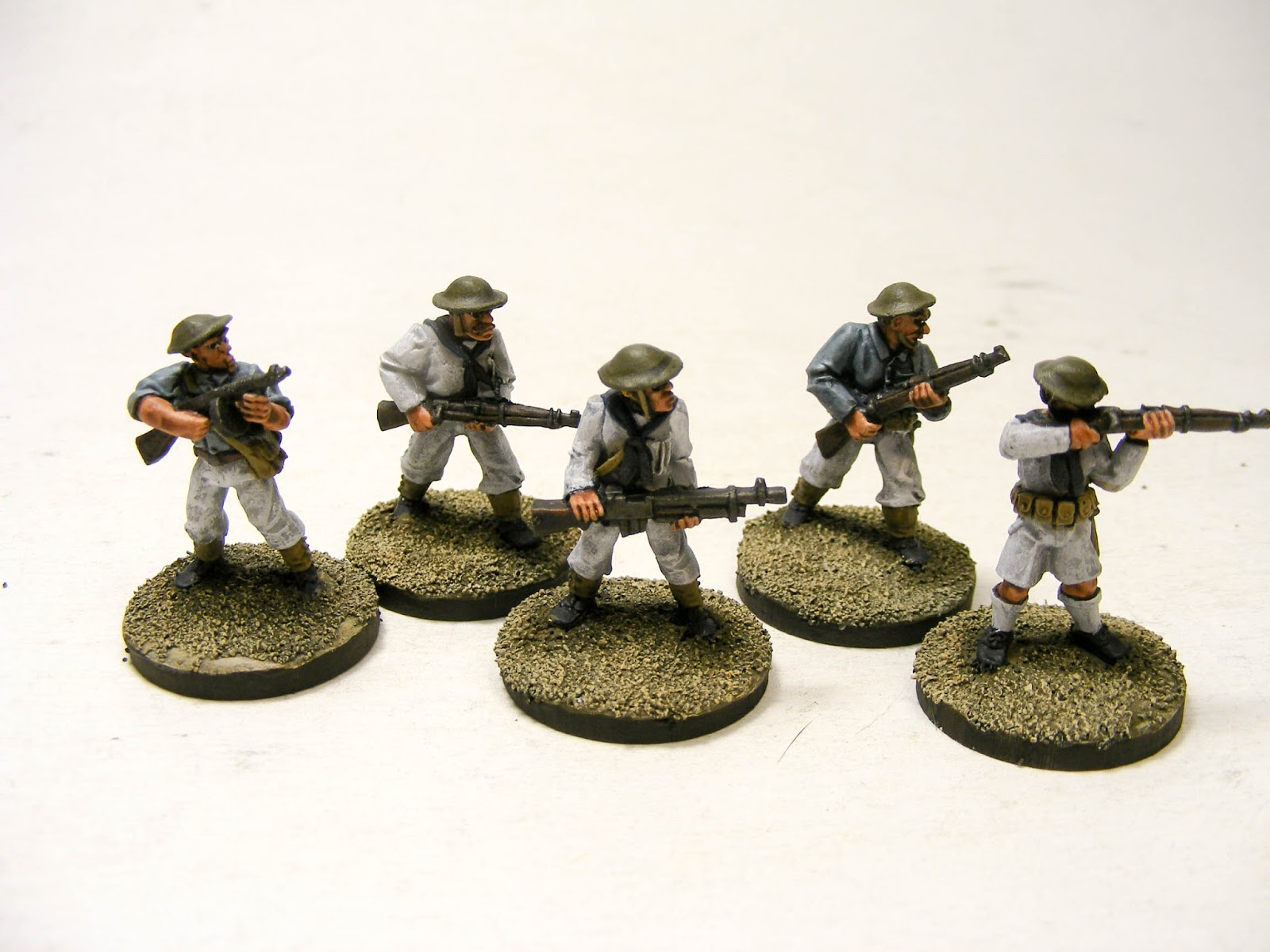 Evil Bob's Miniature Painting: 28mm Commission: Various Pulp Figures