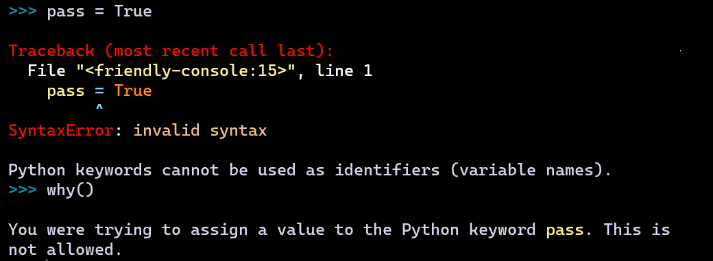 Only Python: Friendly-traceback: testing with Real Python