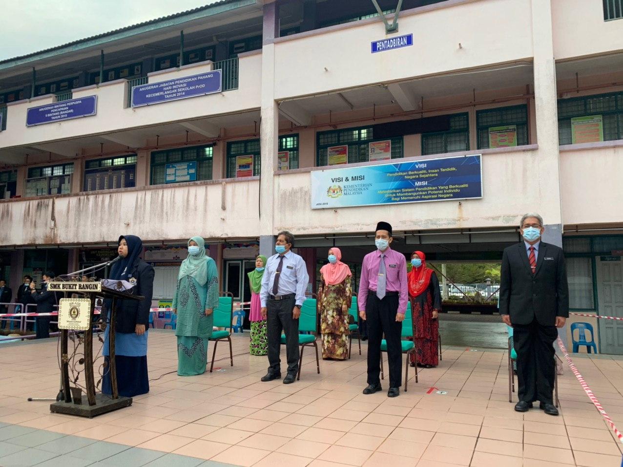 SMK BUKIT RANGIN 25150 KUANTAN: PERHIMPUNAN PAGI PERTAMA PASCA PKP