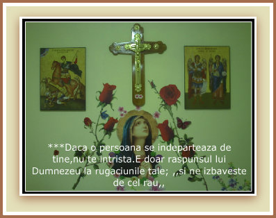 Cand vine o descurajare ori deznadejde atunci trebuie sa facem in felul ...