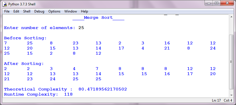 CODINGPLAN: Python program to implement Merge Sort
