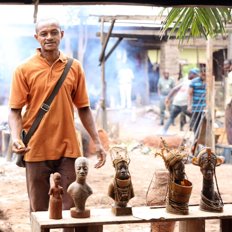 Bronze casting in the Benin Kingdom with Phil Omodamwen