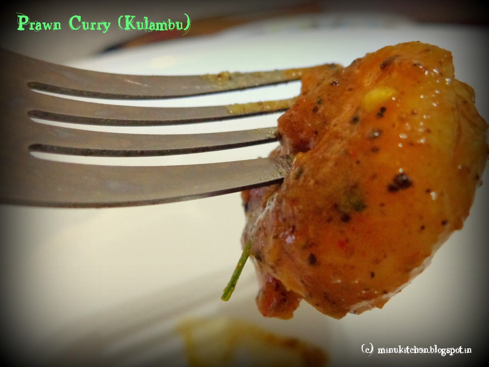 Prawn Curry (Kulambu) ~ Minu's Kitchen