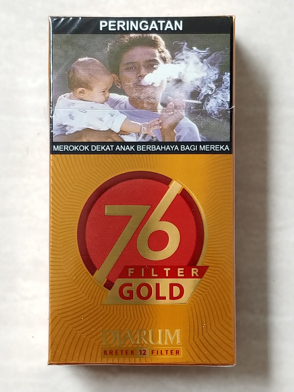 Djarum 76 Filter Gold Kemasan Baru isi 12 Batang, Rejuvenasi Djarum 76 ...