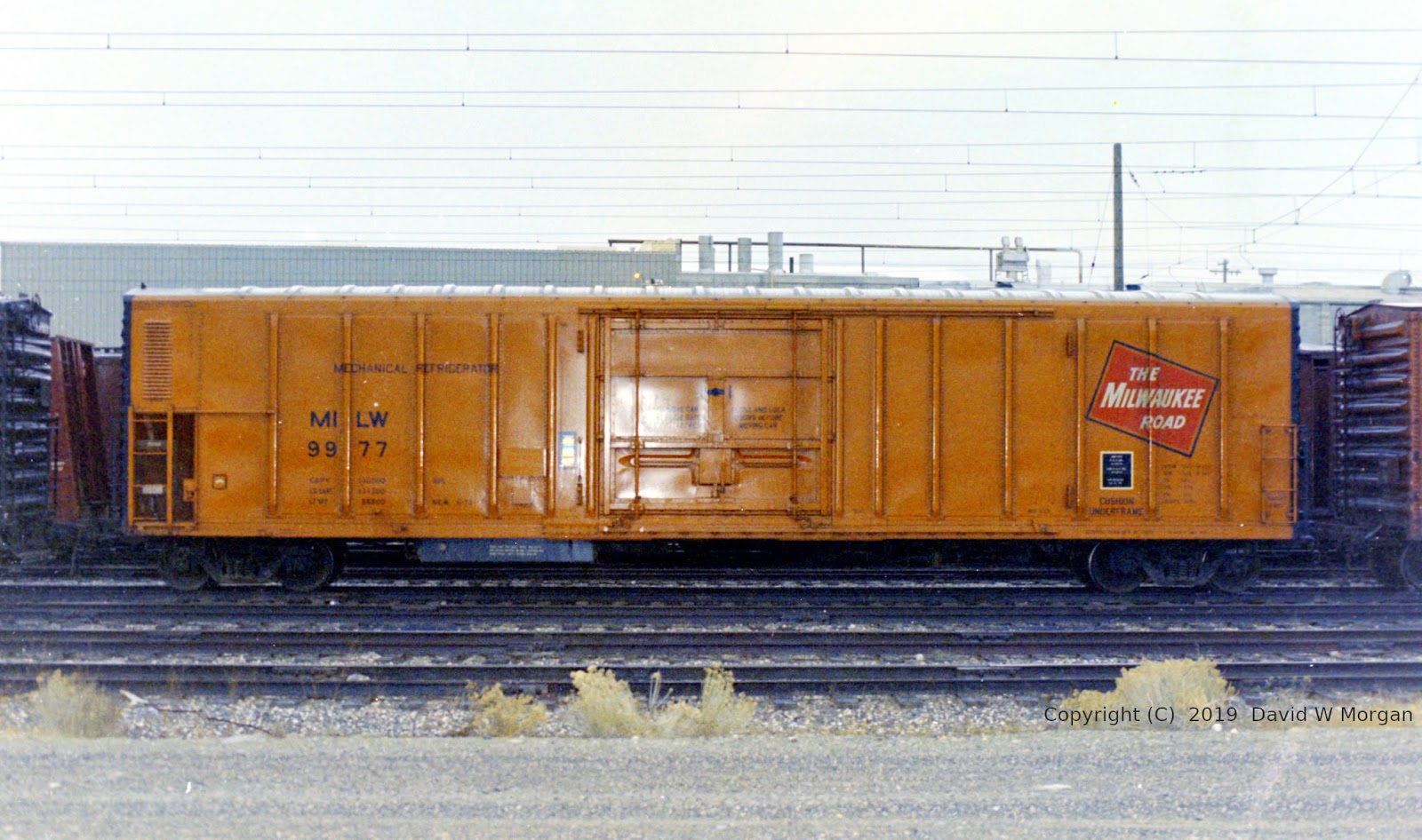 Big Bend Railroad History: Milwaukee Mechanical Reefer At Othello
