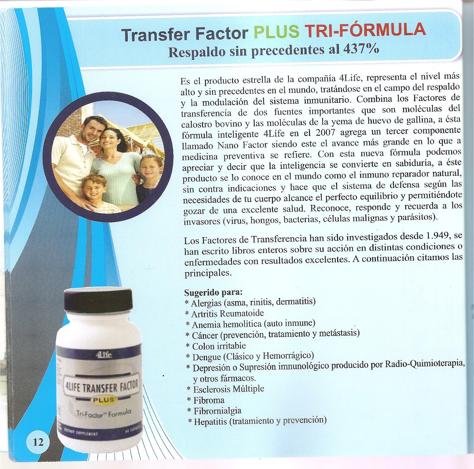 TRANSFER FACTOR PLUS TRI-FORMULA ~ SALUD FINANCIERA