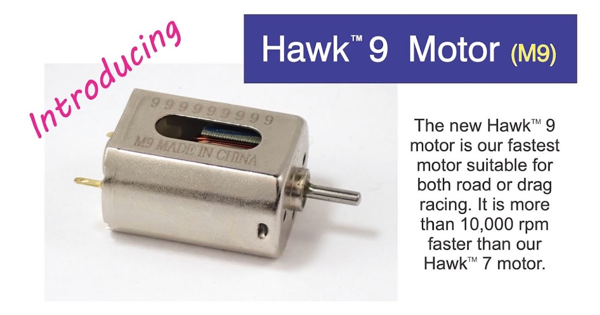 Slot Car News: New JK Hawk 9 Motor - Now Available
