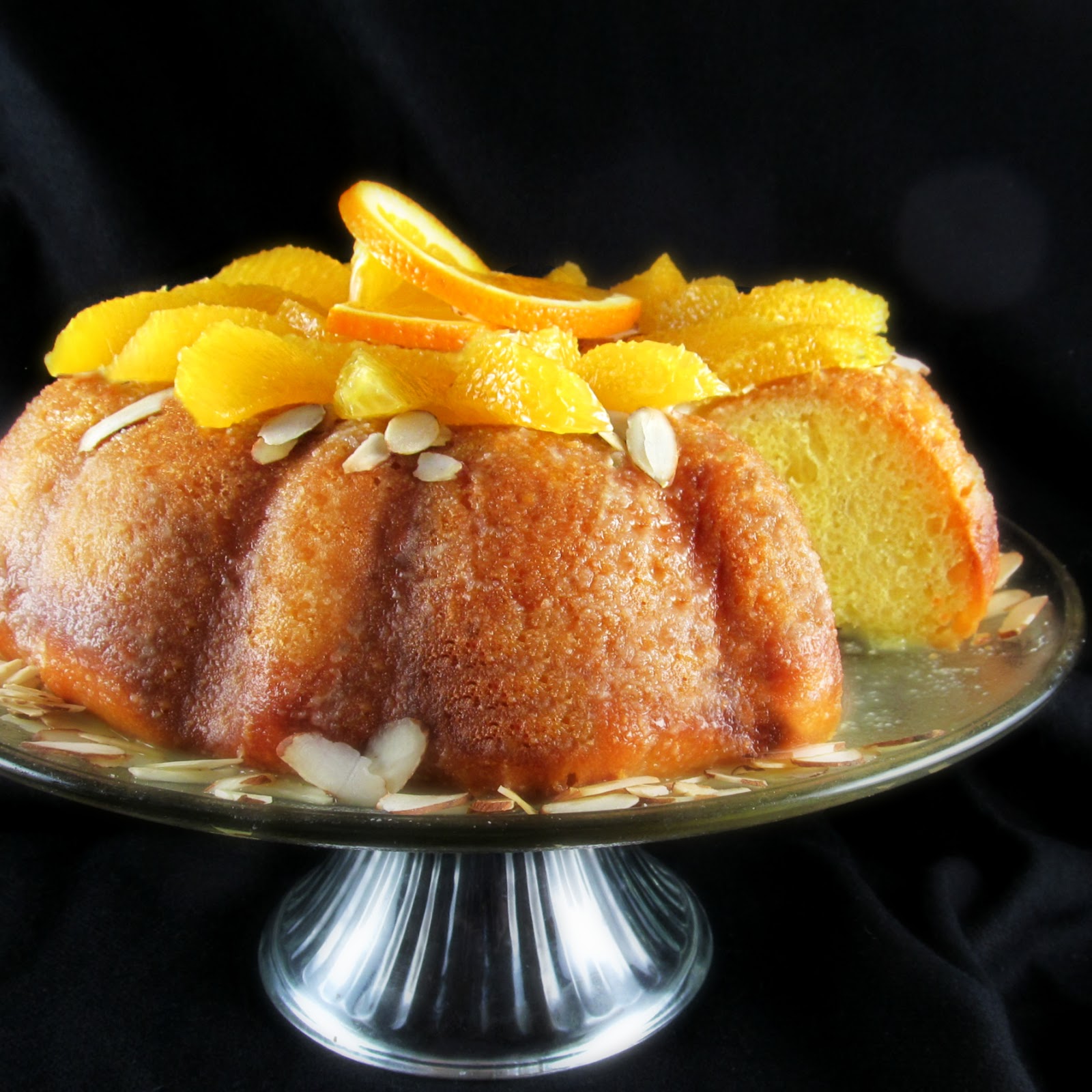 Rise and Shine: Almond Glazed Orange Chamomile Savarin