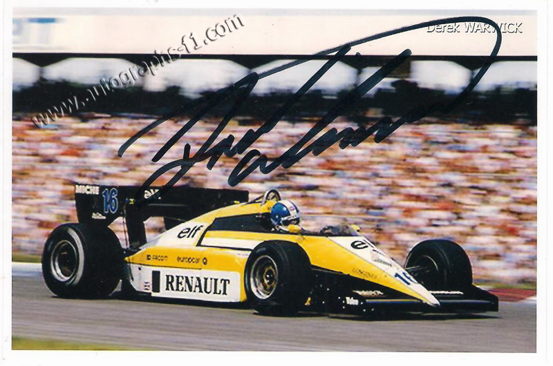 Autographs-F1: Derek WARWICK