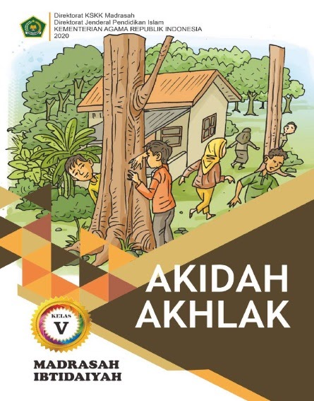 Buku Akidah Akhlak Kelas 5 MI Cetakan Tahun 2020 | Salam Edukasi
