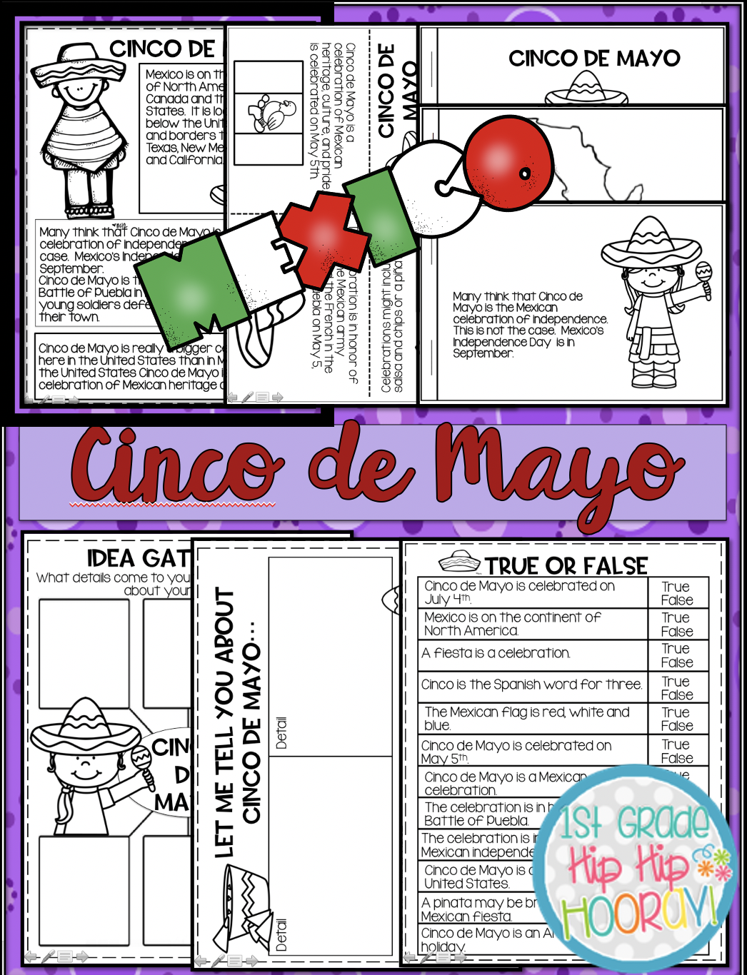 1st Grade Hip Hip Hooray!: Cinco de Mayo...A Mexican Fiesta for the ...