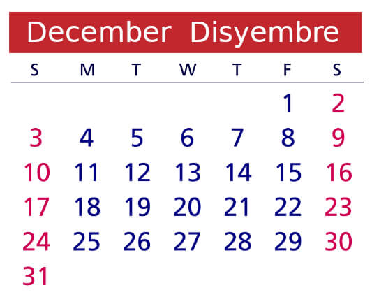 List of English and Tagalog Names for Months of the Year - Filipino ...