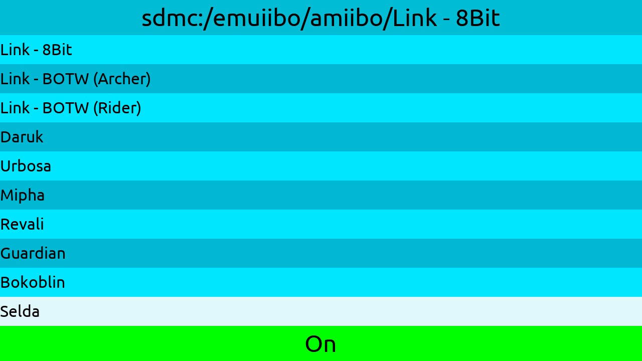 ニンテンドースイッチ バックアップしたアミーボをマウント＆切り替えができるAmiigo紹介