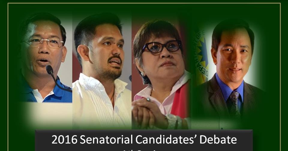 JCM: 2016 Senatorial Candidates Debate