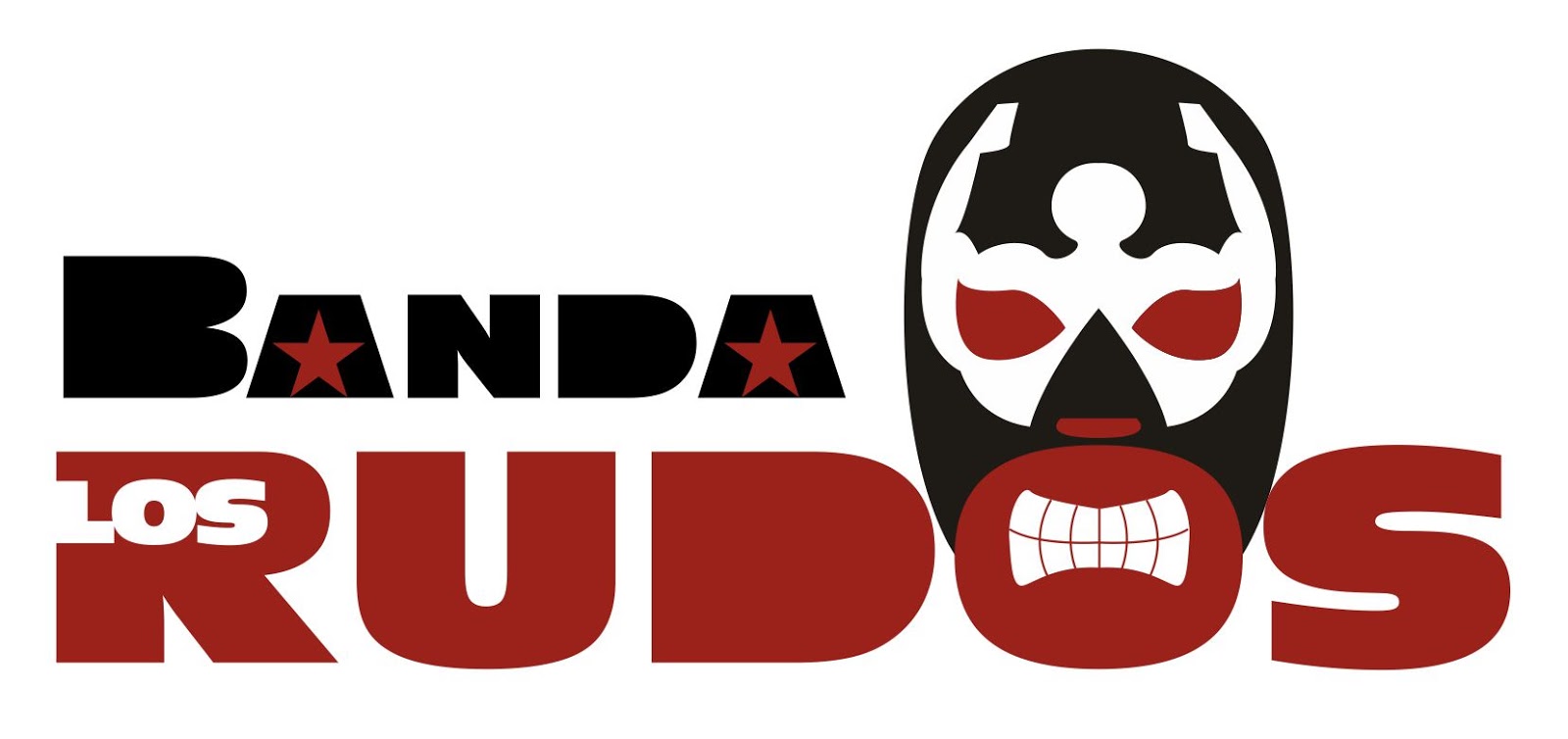 monoluchas de kcidis: Banda los Rudos, logotipo