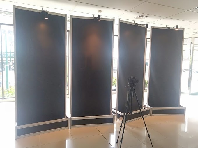 PARTISI PAMERAN R8 BACKDROP FULL COVER R8 SEMARANG