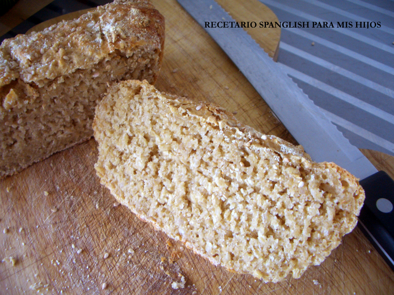 Recetario Spanglish para mis hijos: Pan de salvado con trigo partido y ...