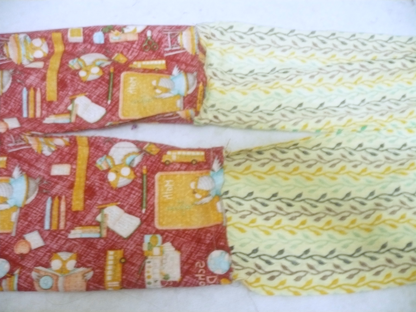 join both sides of reversible pants