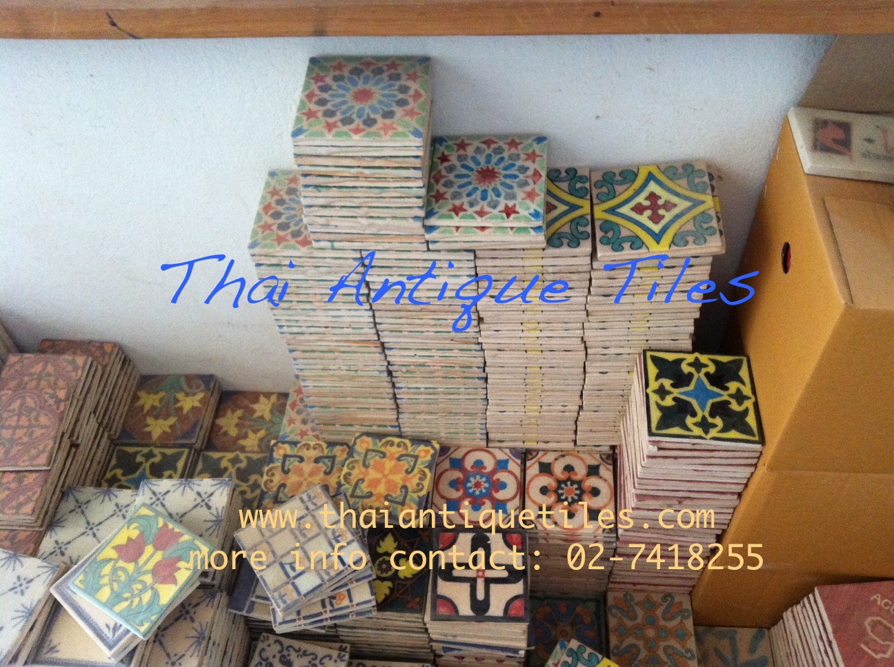 WE PRODUCE PAINTED TILES 100% HANDMADE