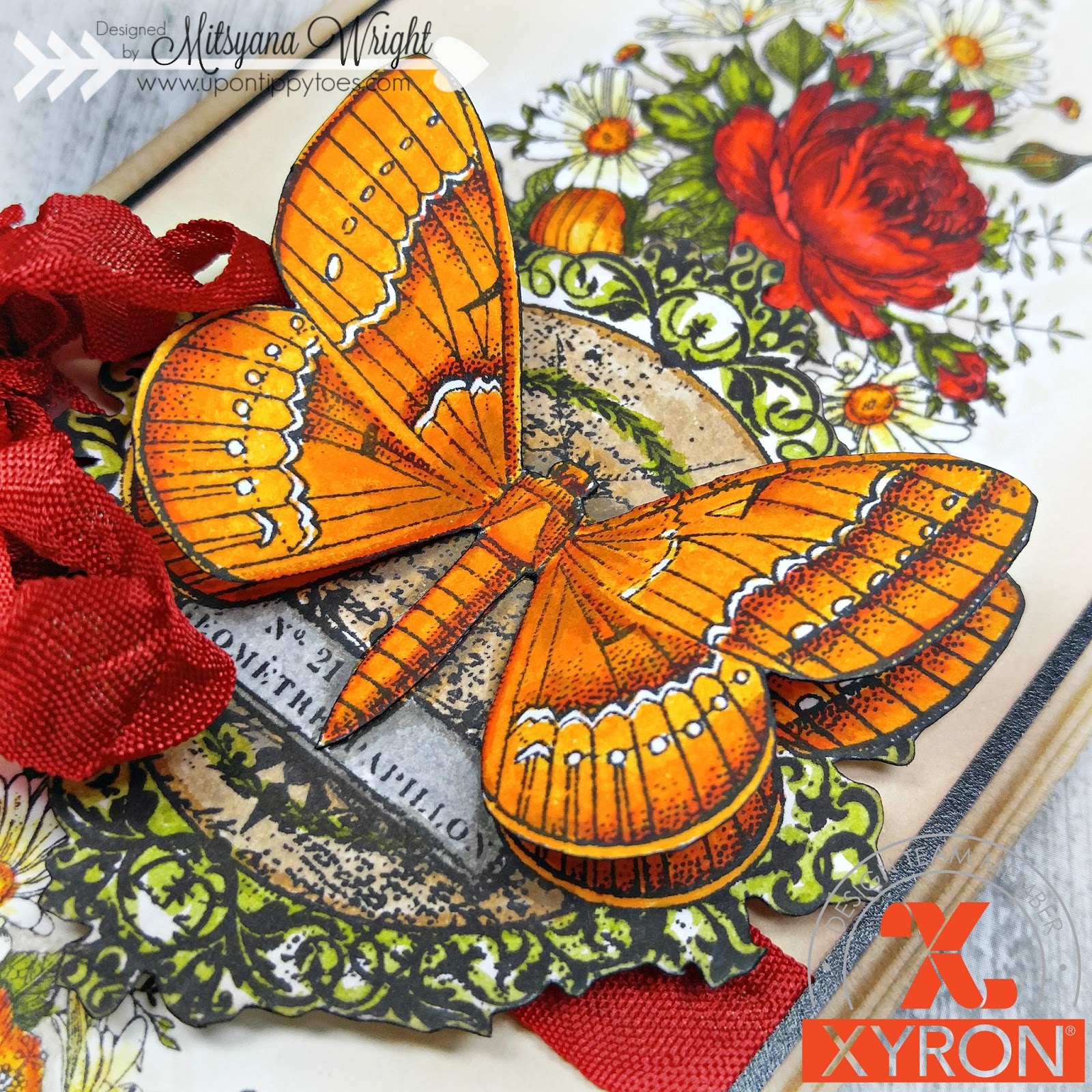 Up On Tippy Toes: A Bright & Cheery HELLO Card