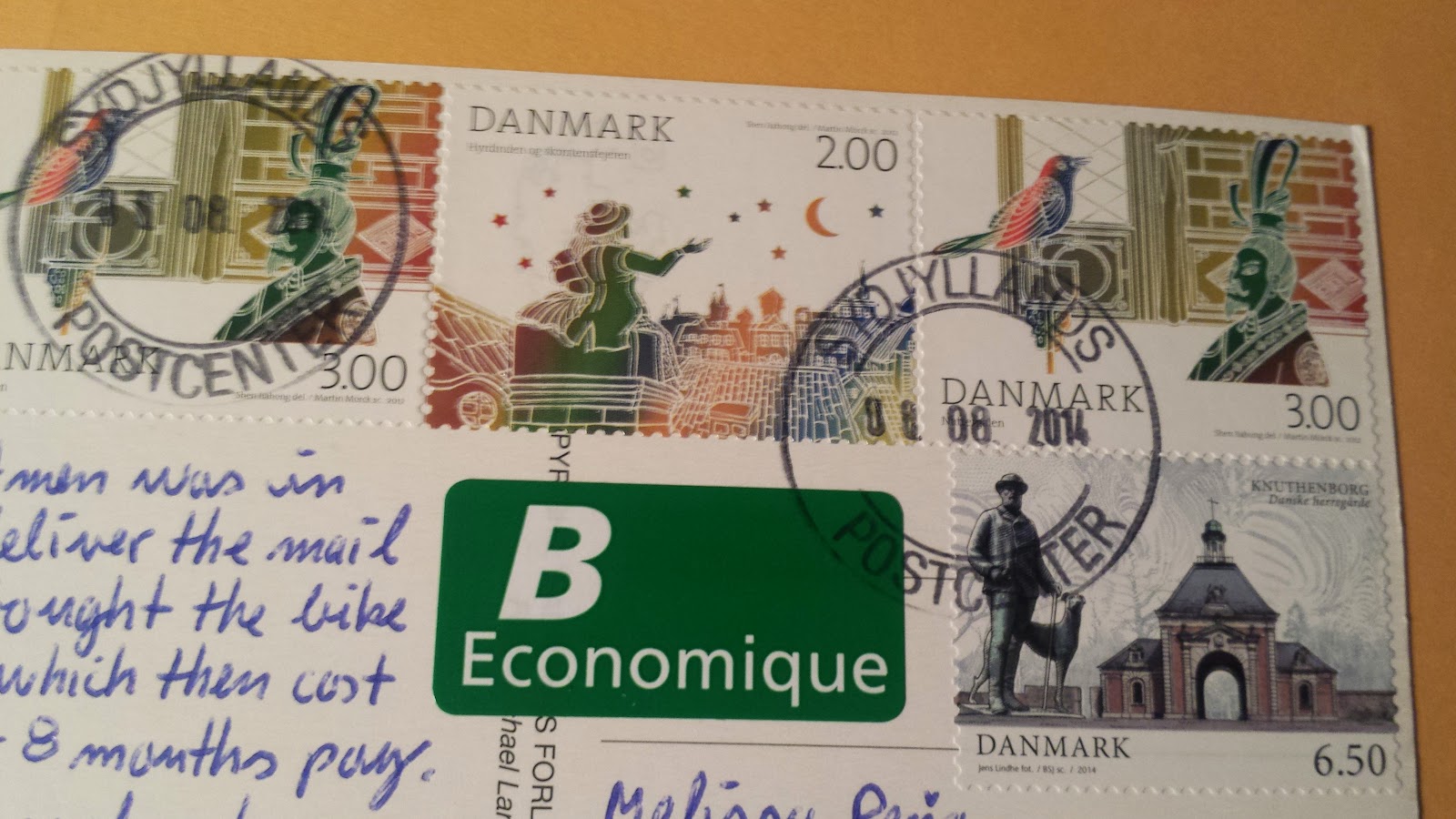 Traveling through Postcrossing: Cards from Denmark