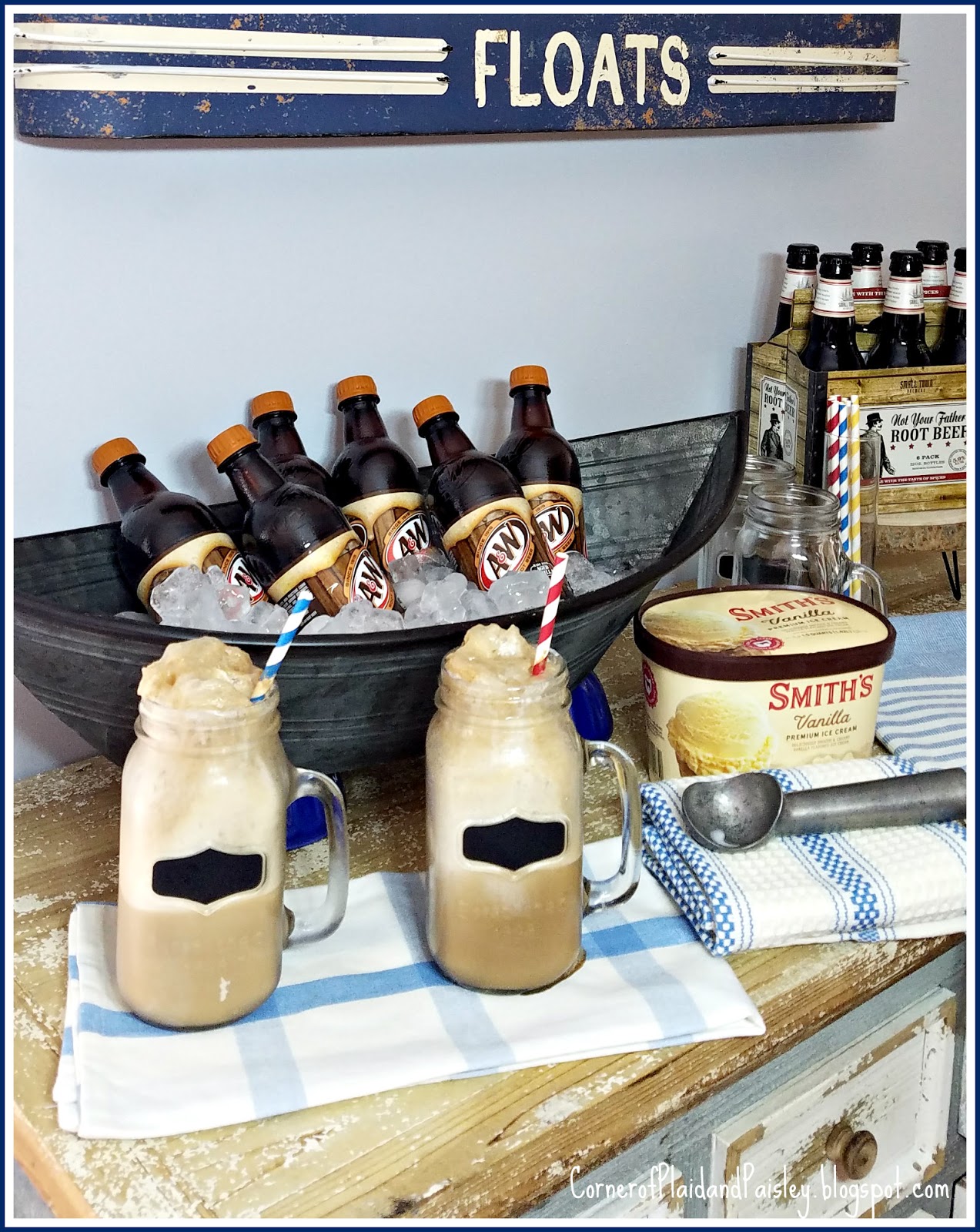 National Root Beer Float Day! - Corner of Plaid and Paisley