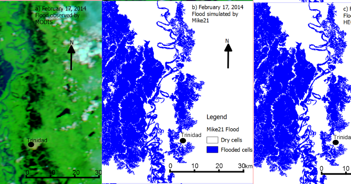 2D flood simulation HEC-RAS vs Mike21: Hydrodynamic flood simulation comparison - Science ...