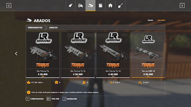 PACK TERRUS FS19 //LR MODDING - Ls mods-Brasil