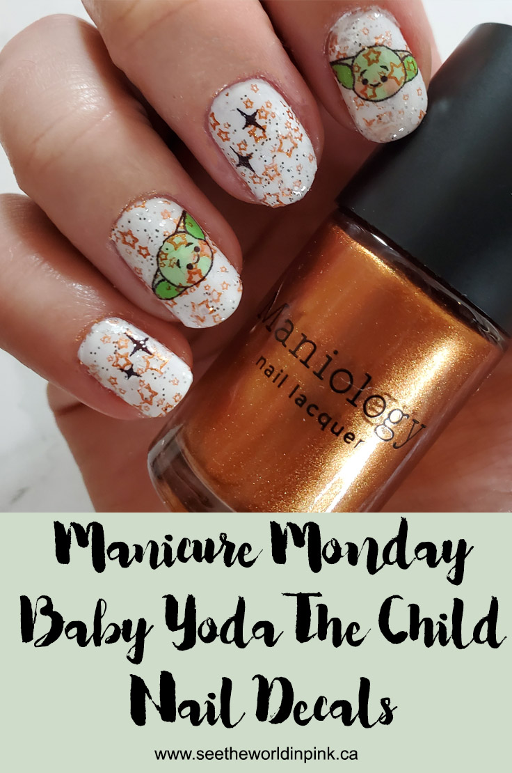 Manicure Monday - Baby Yoda The Child Nails | See the World in PINK