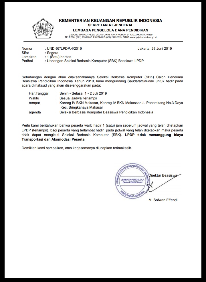 My LPDP Story - Pengalaman Menghadapi dan Tips SBK LPDP 2019 | Fistra ...