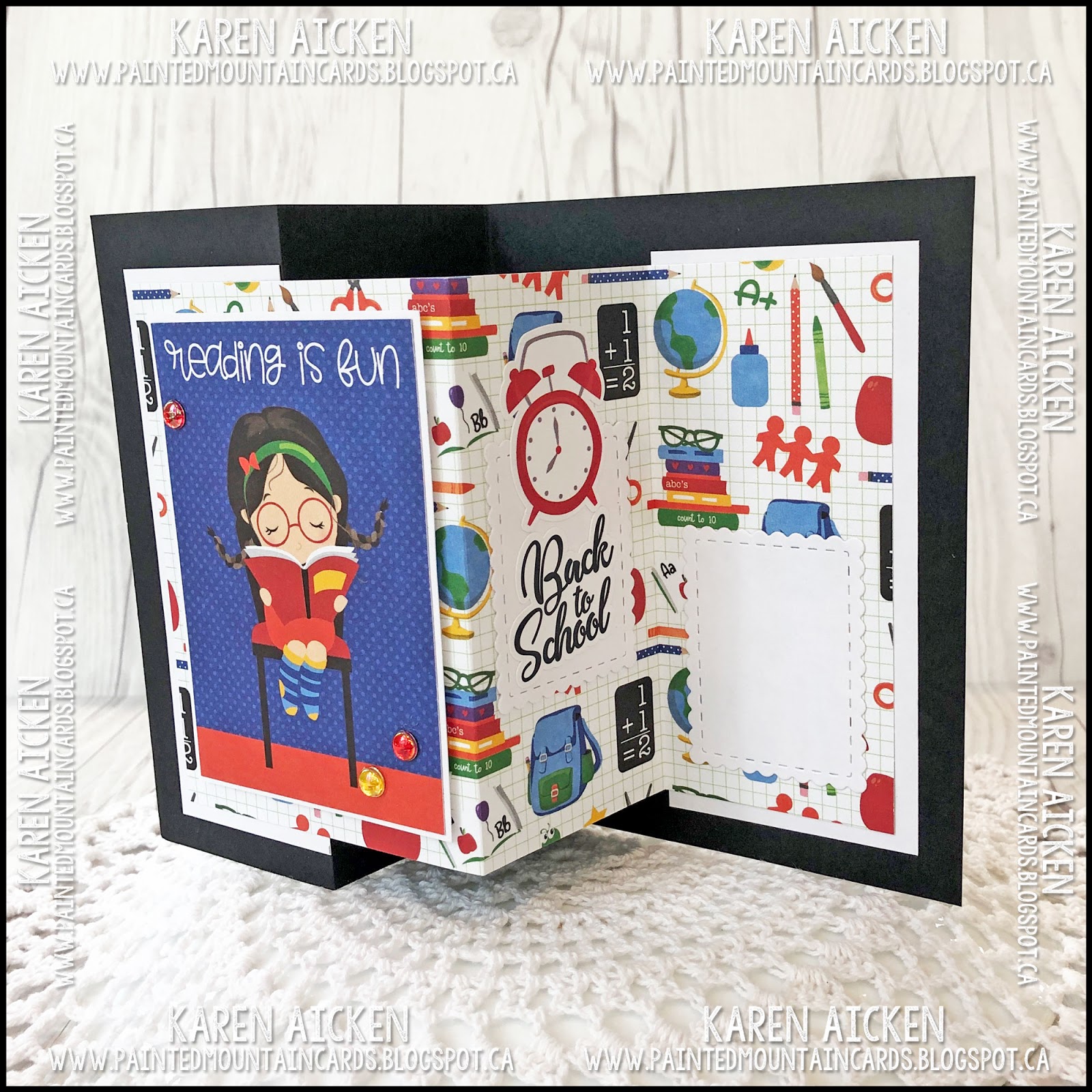 Painted Mountain Cards: Three "Back To School" Cards