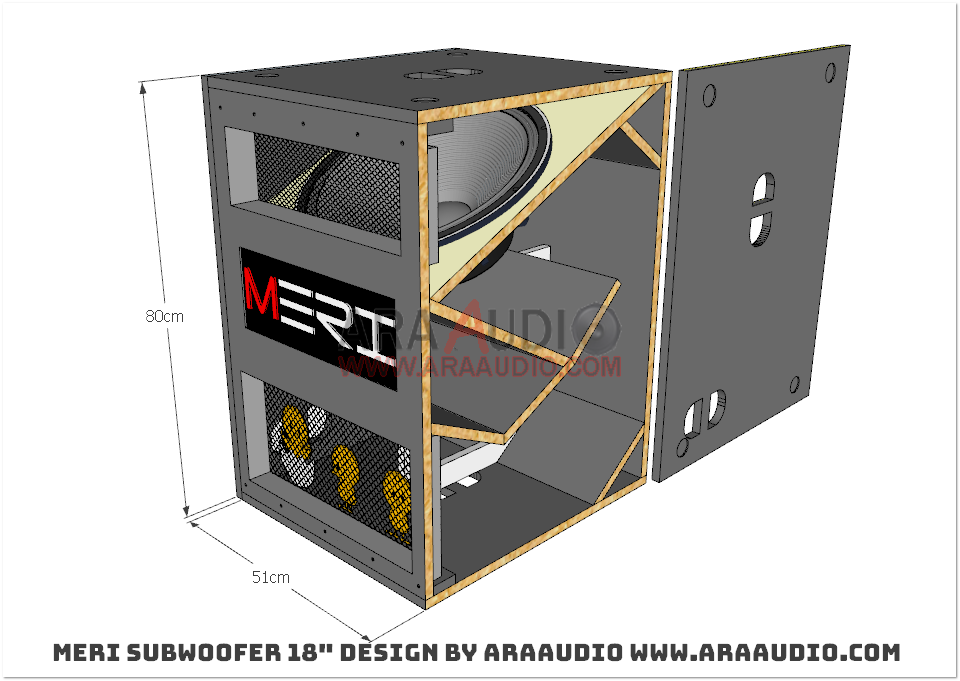 Skema Box MERI 18 Horn Subwoofer