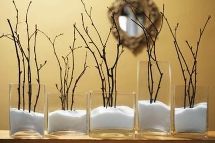 Centerpieces with salt | my little sweet house